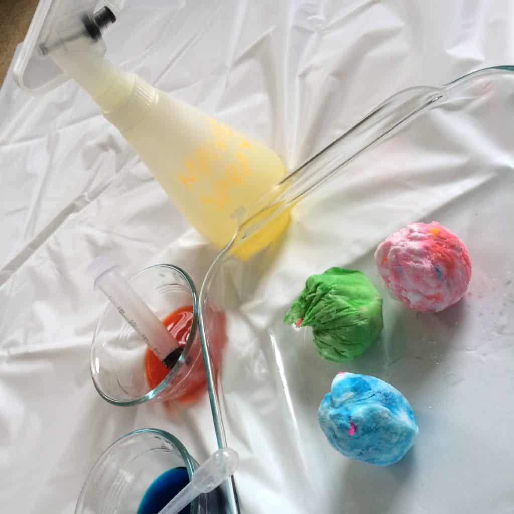 Erupting Easter Eggs: Simple Science for Kids - Views From a Step Stool