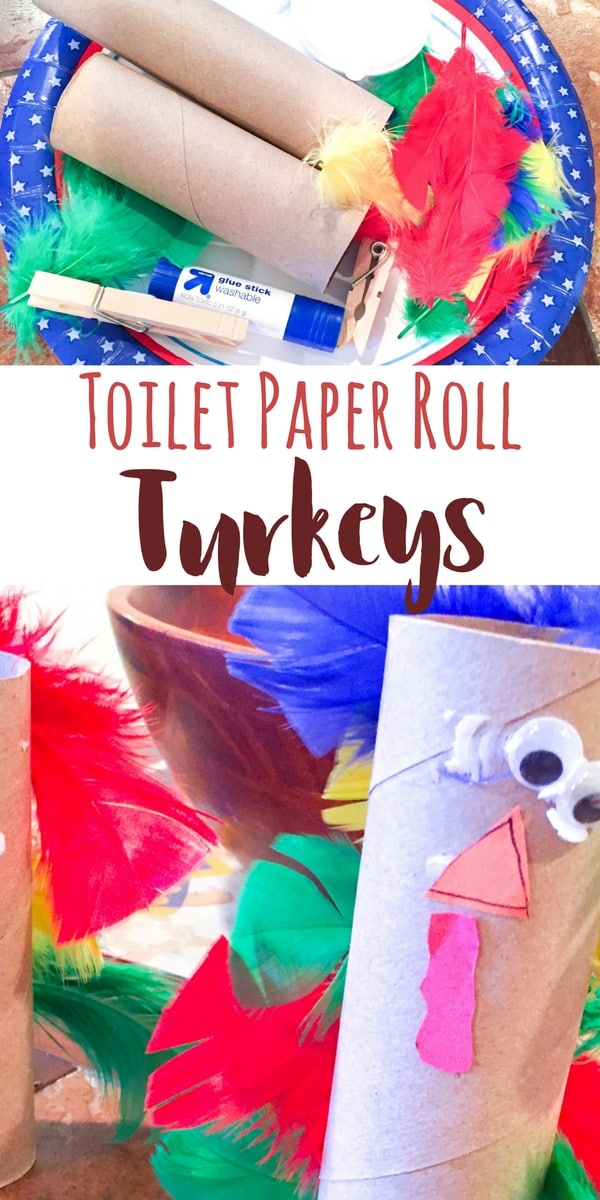 Toilet Paper Roll Turkey: Thanksgiving Craft for Kids