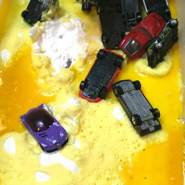 Erupting Kids Car Wash: Simple Science for Toddlers