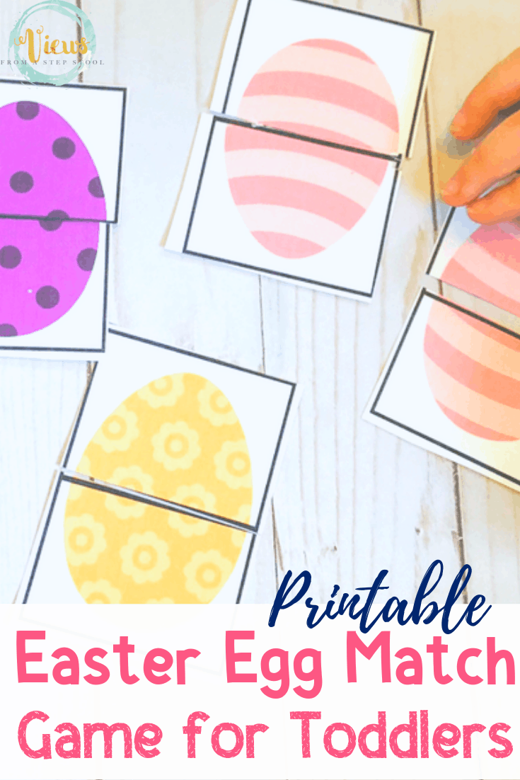 Printable Easter Egg Game for Toddlers and Preschoolers