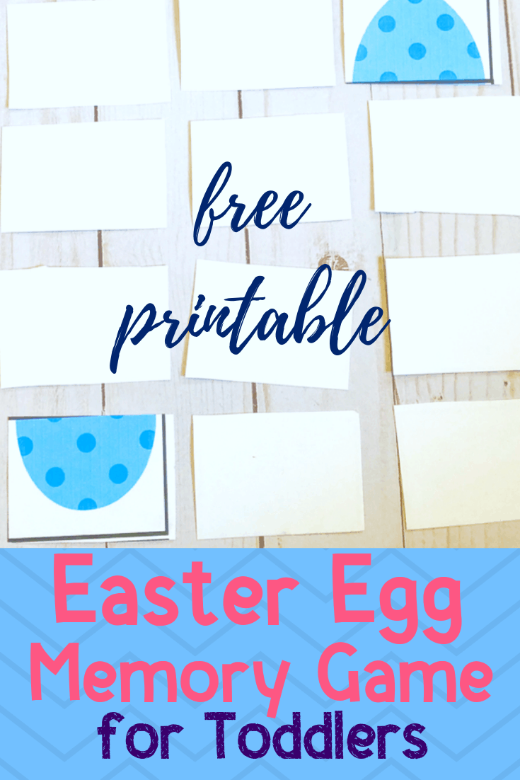 Printable Easter Egg Game for Toddlers and Preschoolers