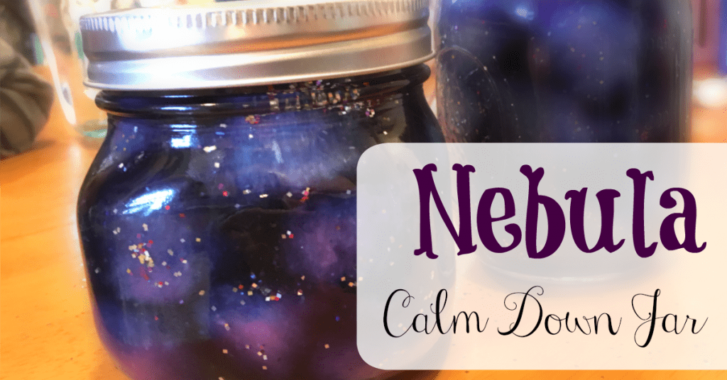 Nebula Calm Down Jar: Sensory & Science - Views From a Step Stool