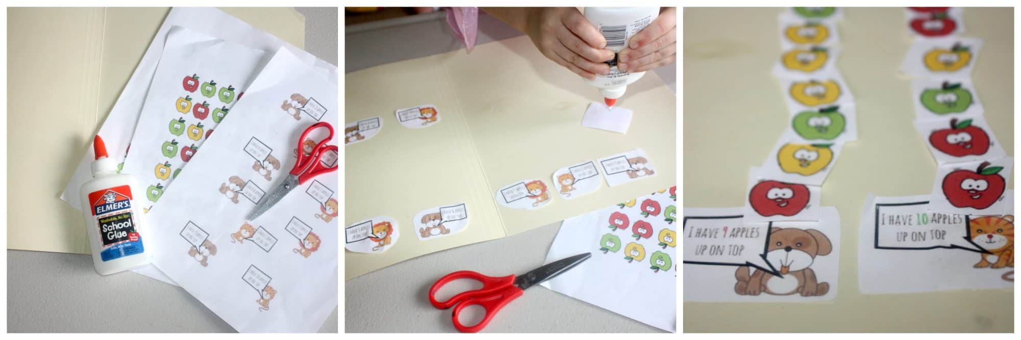 Ten Apples Up On Top File Folder Game - Views From a Step Stool