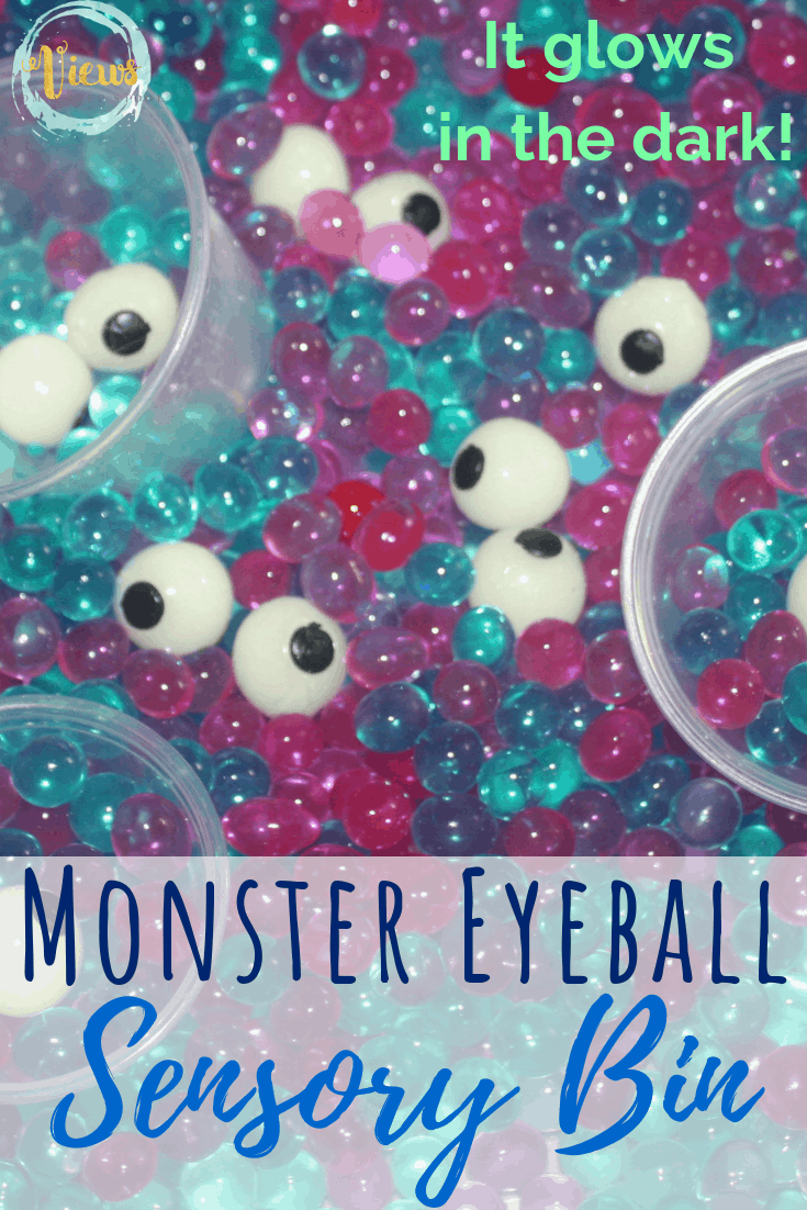 Monster Sensory Bin: Fun by Day, Spooky by Night - Views From a Step Stool