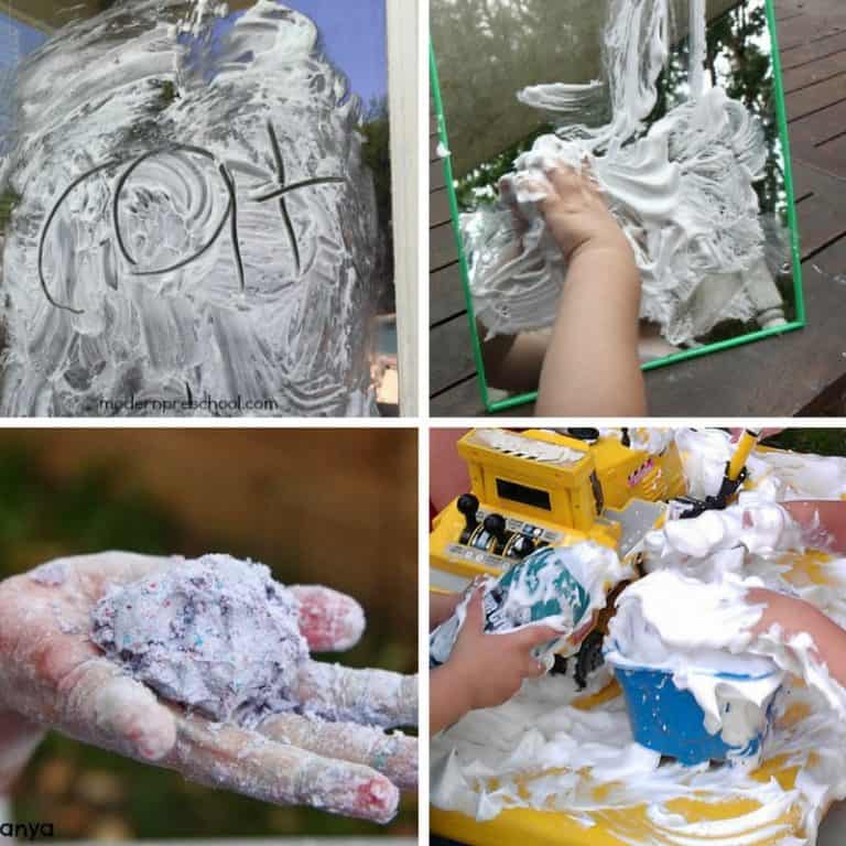25 Shaving Cream Simple Setups for Play-Based Learning