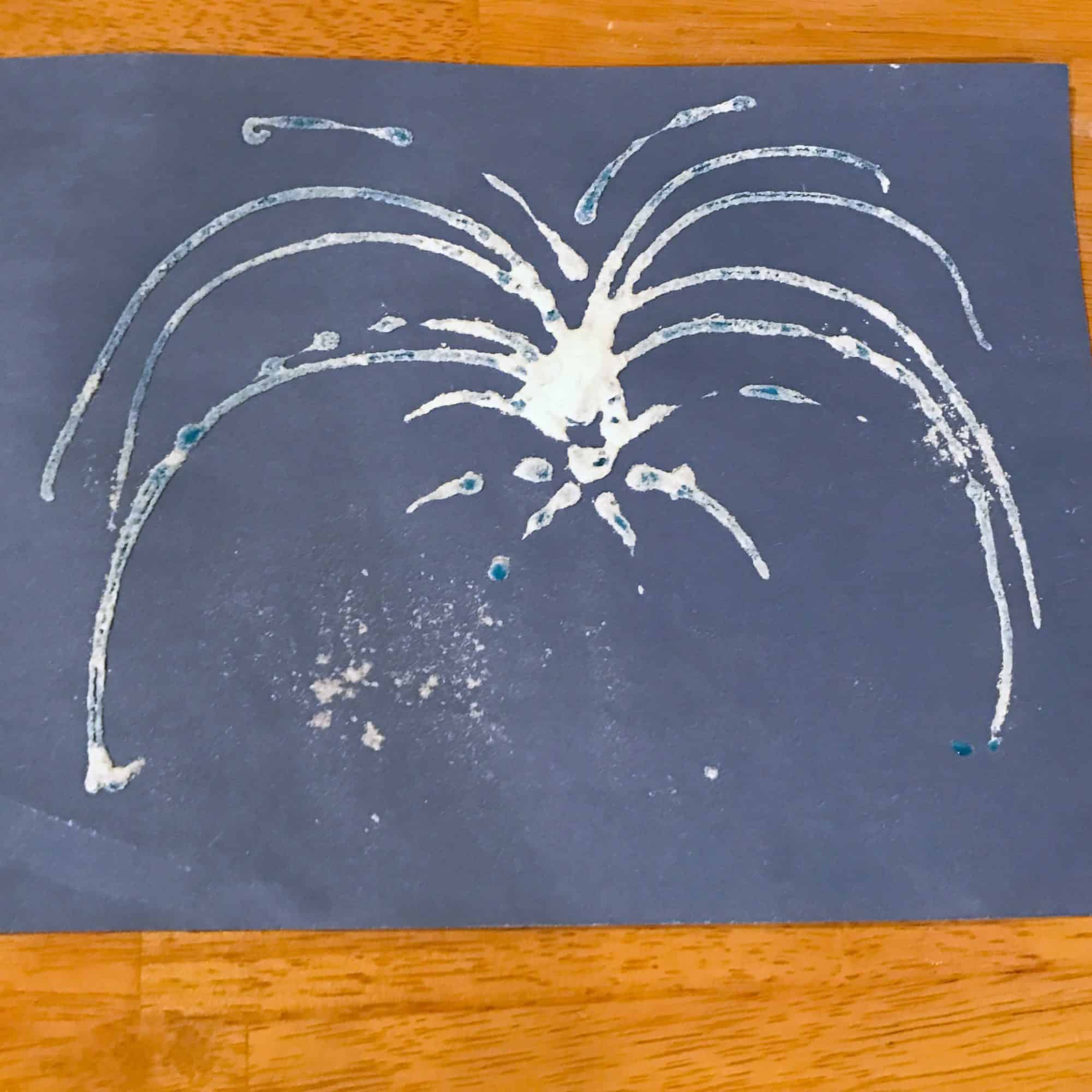 Fizzing Fireworks Painting: A STEAM Activity for Kids