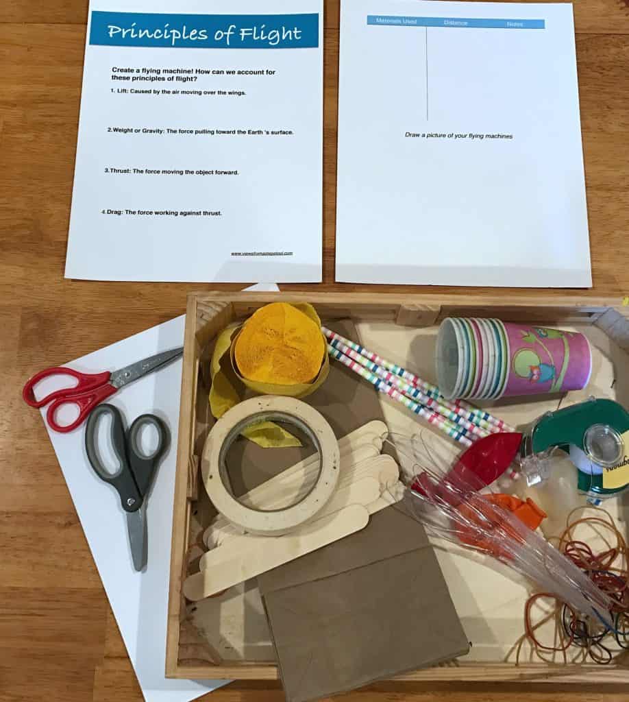 Create a Flying Machine STEM Challenge for Kids