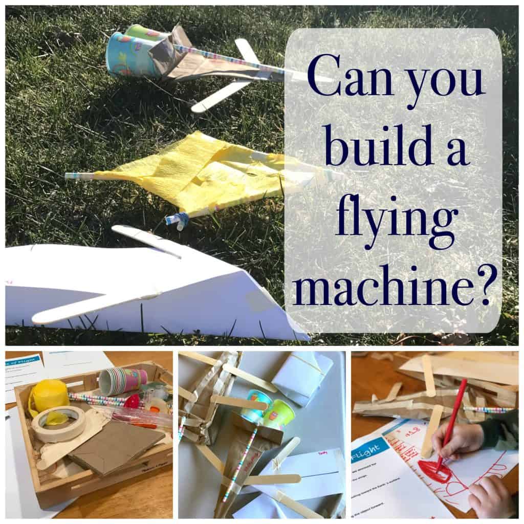 Create a Flying Machine STEM Challenge for Kids