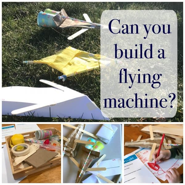 Create a Flying Machine STEM Challenge for Kids