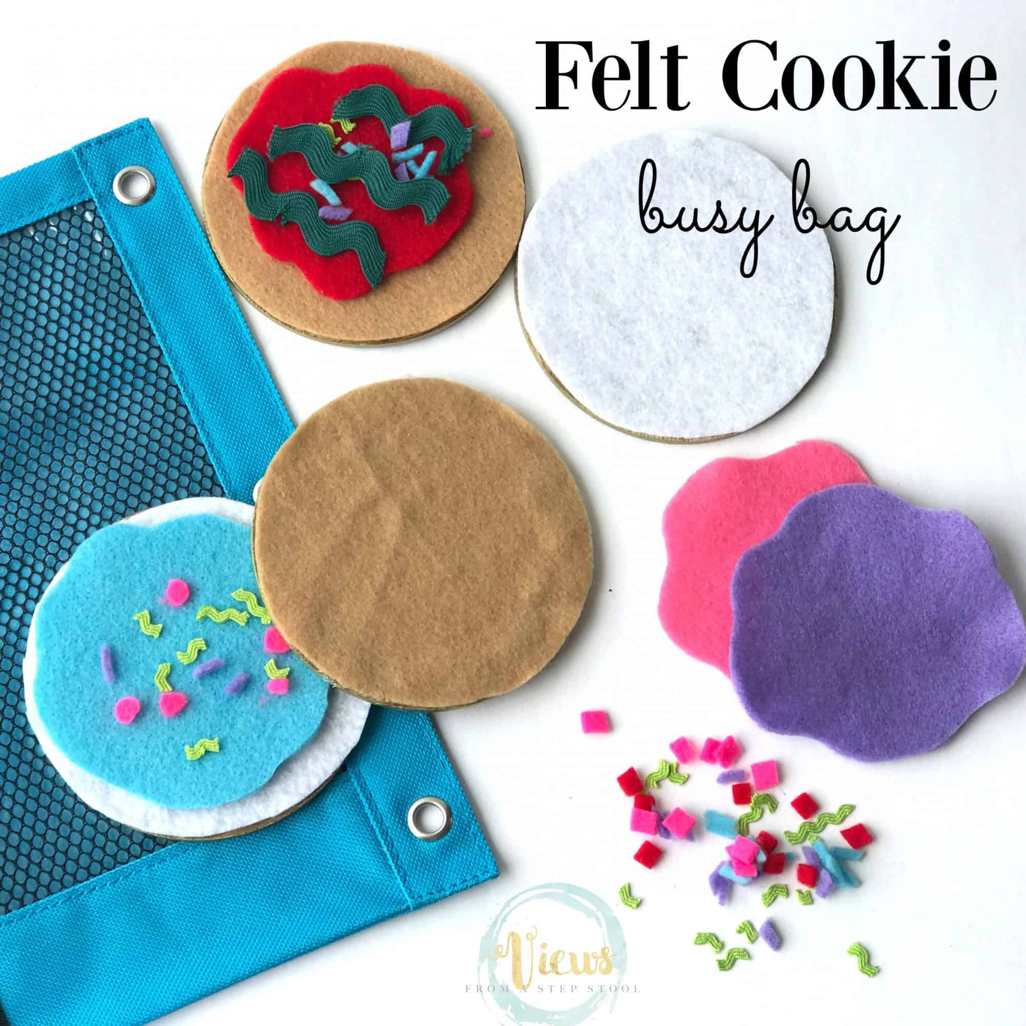 Felt Cookie Busy Bag with If You Give a Mouse a Cookie