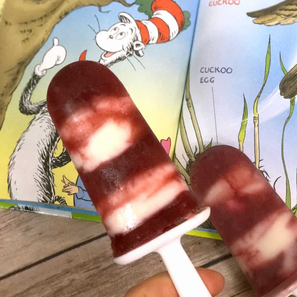 Healthy Cat in the Hat Inspired Popsicles - Views From a Step Stool