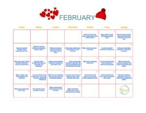 February Calendar of Activities for Toddlers and Preschoolers - Views ...