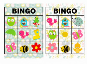 Spring-Themed Printable Games for Toddlers and Preschoolers
