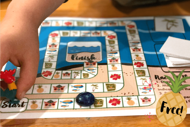 Moana-Inspired Printable Board Game - Views From a Step Stool