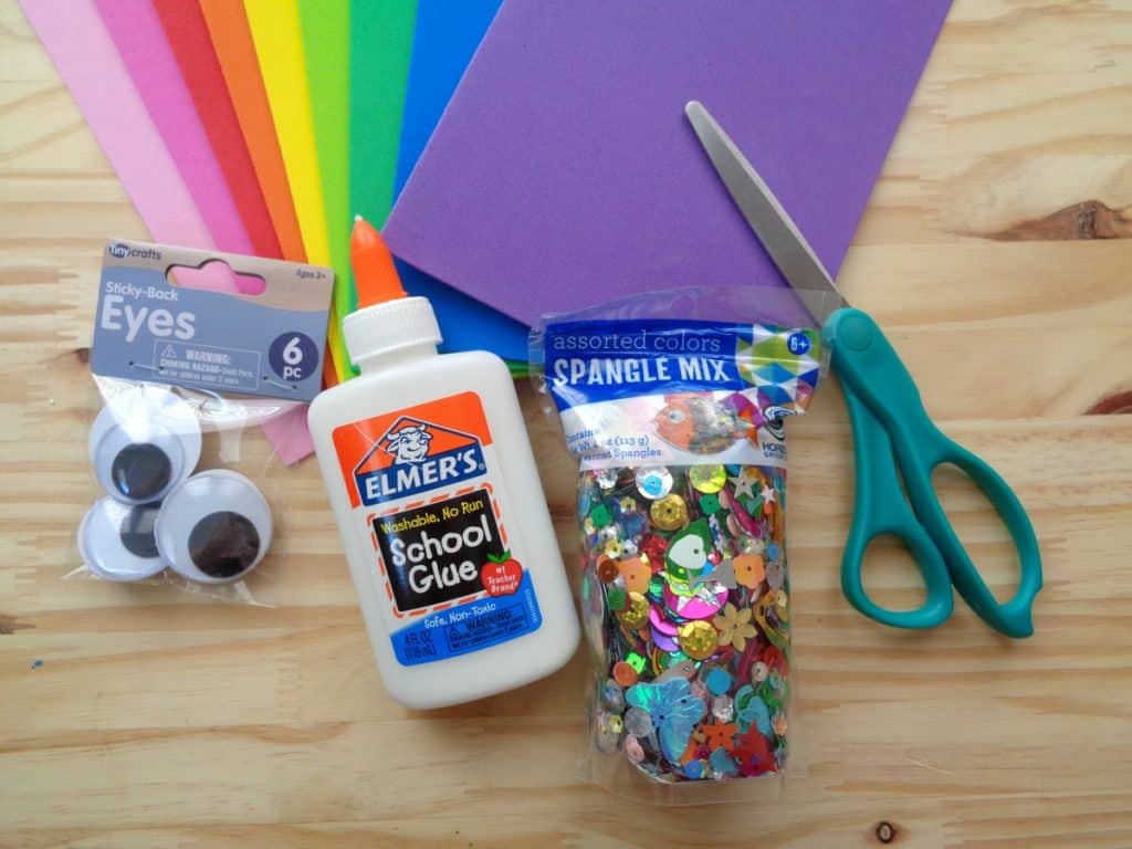 Confetti Fish Craft for Kids - Views From a Step Stool