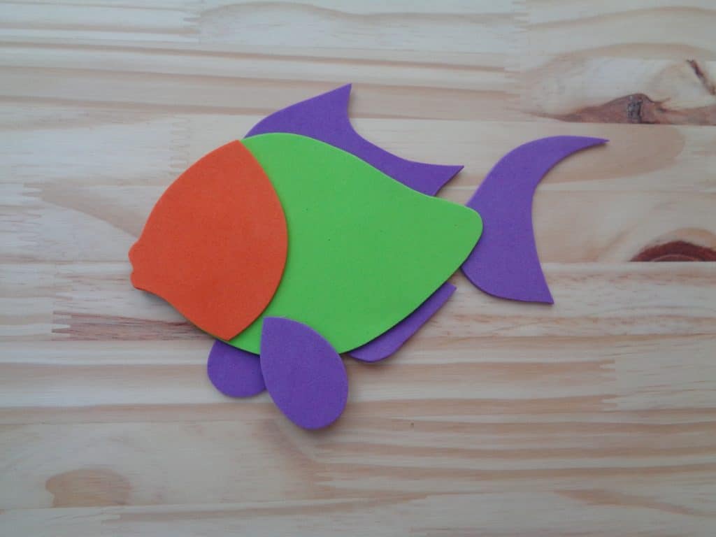 Confetti Fish Craft for Kids - Views From a Step Stool