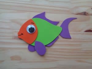Confetti Fish Craft for Kids - Views From a Step Stool