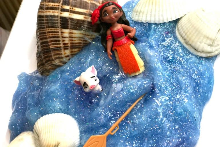 Moana Ocean Slime (Made with contact solution and borax-free)