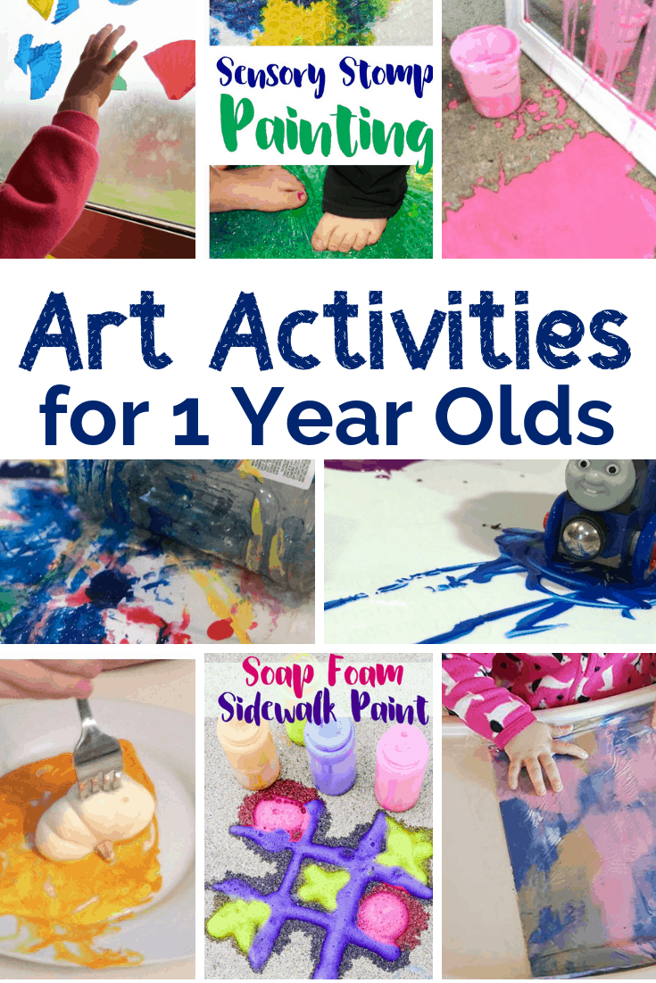 10 Art Activities For 1 Year Olds Views From A Step Stool