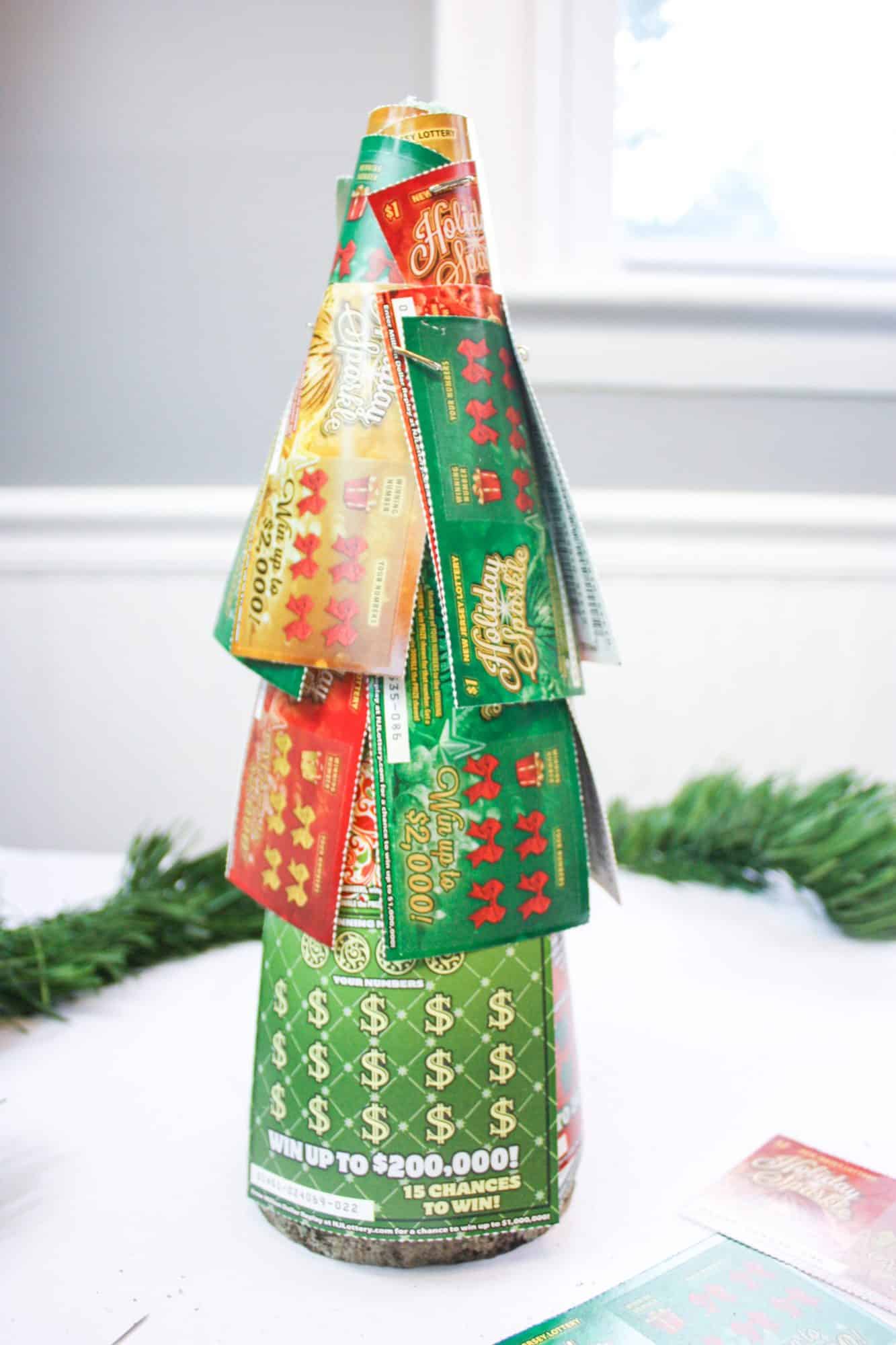How to Make a Lottery Ticket Tree with the NJ Lottery for the Holidays