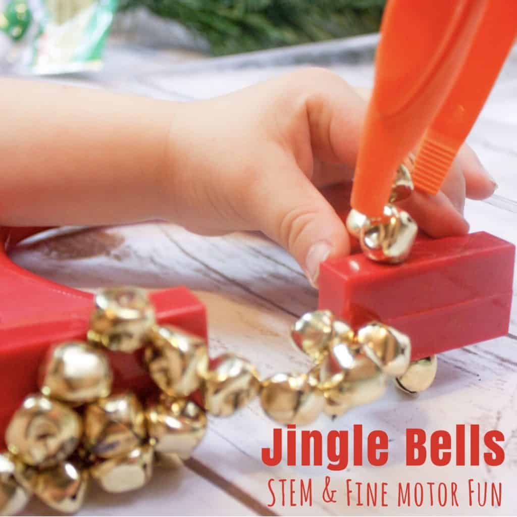 Jingle Bells Activity for STEM and Fine Motor - Views From a Step Stool