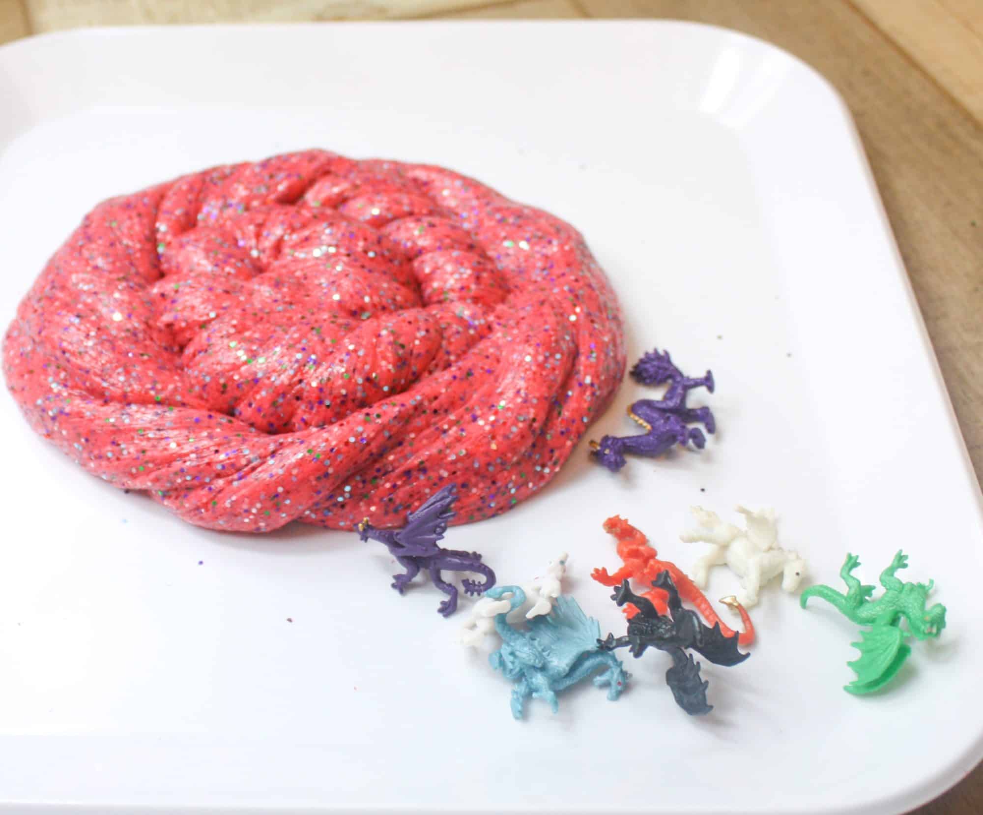 Fluffy Jello Slime Recipe with Mythical Beasts - Views From a Step Stool