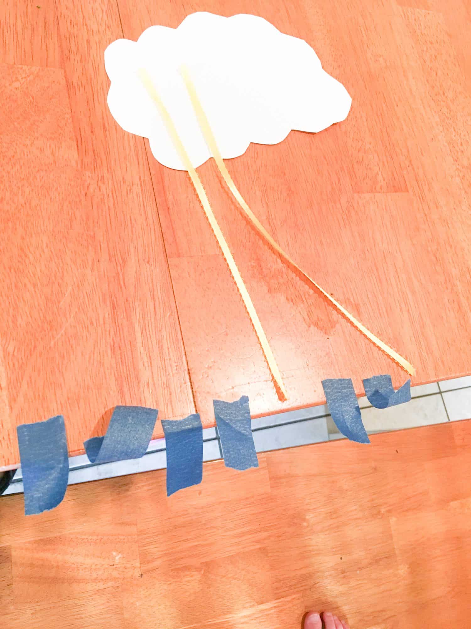 Rainbow Streamer Craft for Kids - Views From a Step Stool