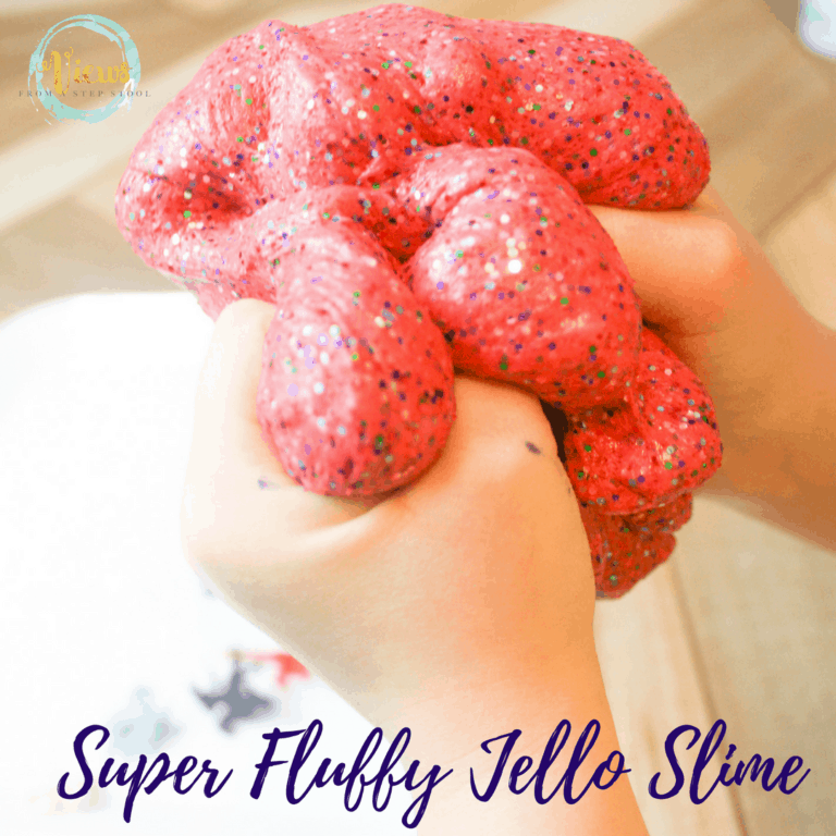 Fluffy Jello Slime Recipe with Mythical Beasts - Views From a Step Stool
