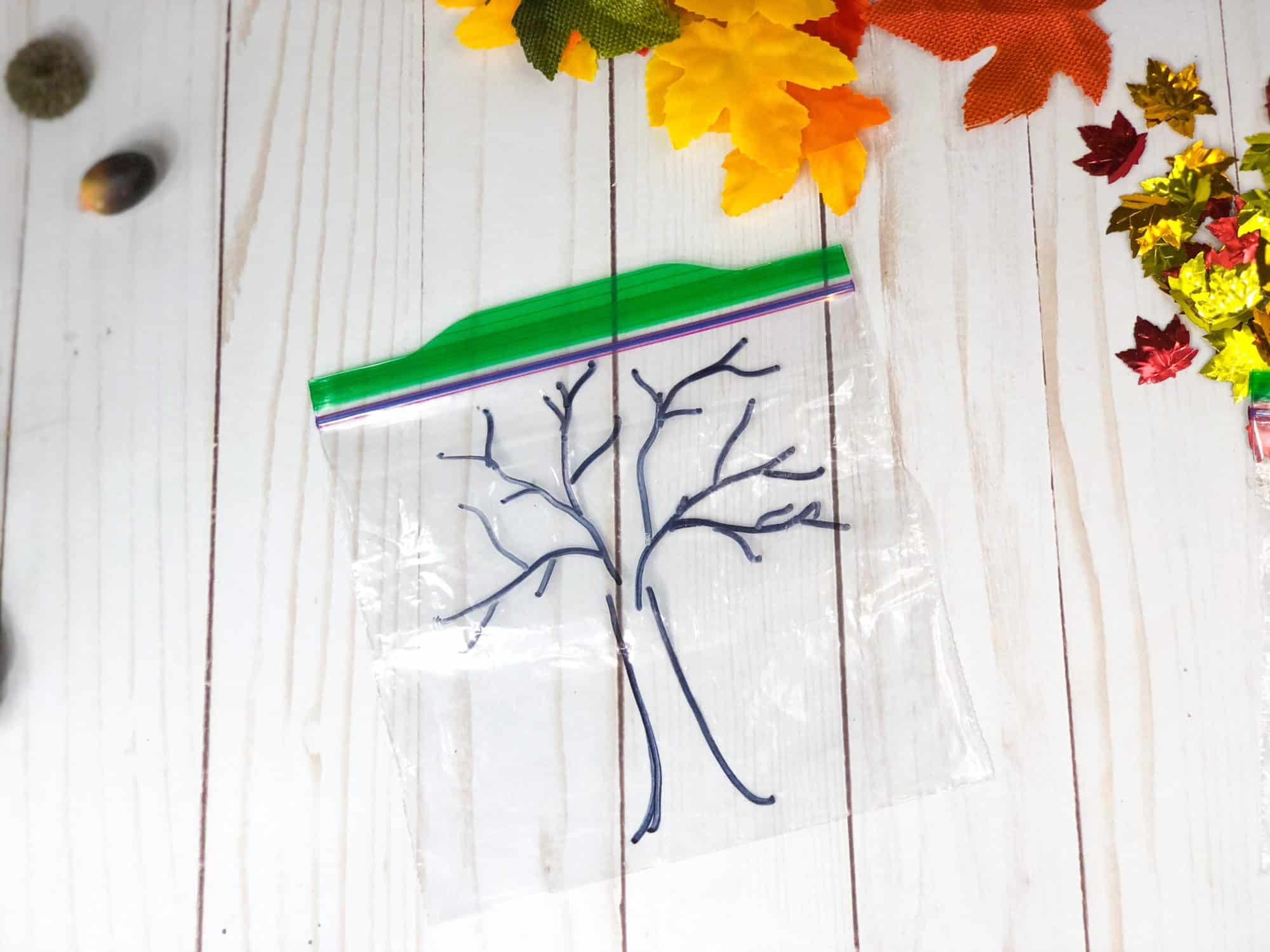4 Fall Sensory Bags for Babies and Toddlers - Views From a Step Stool