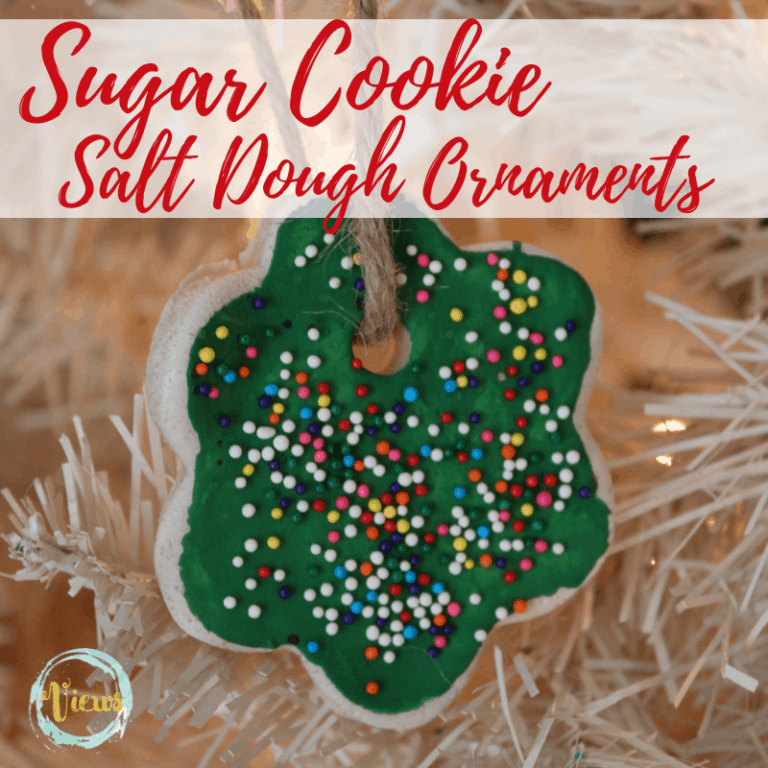 Sugar Cookie Salt Dough Ornaments - Views From a Step Stool