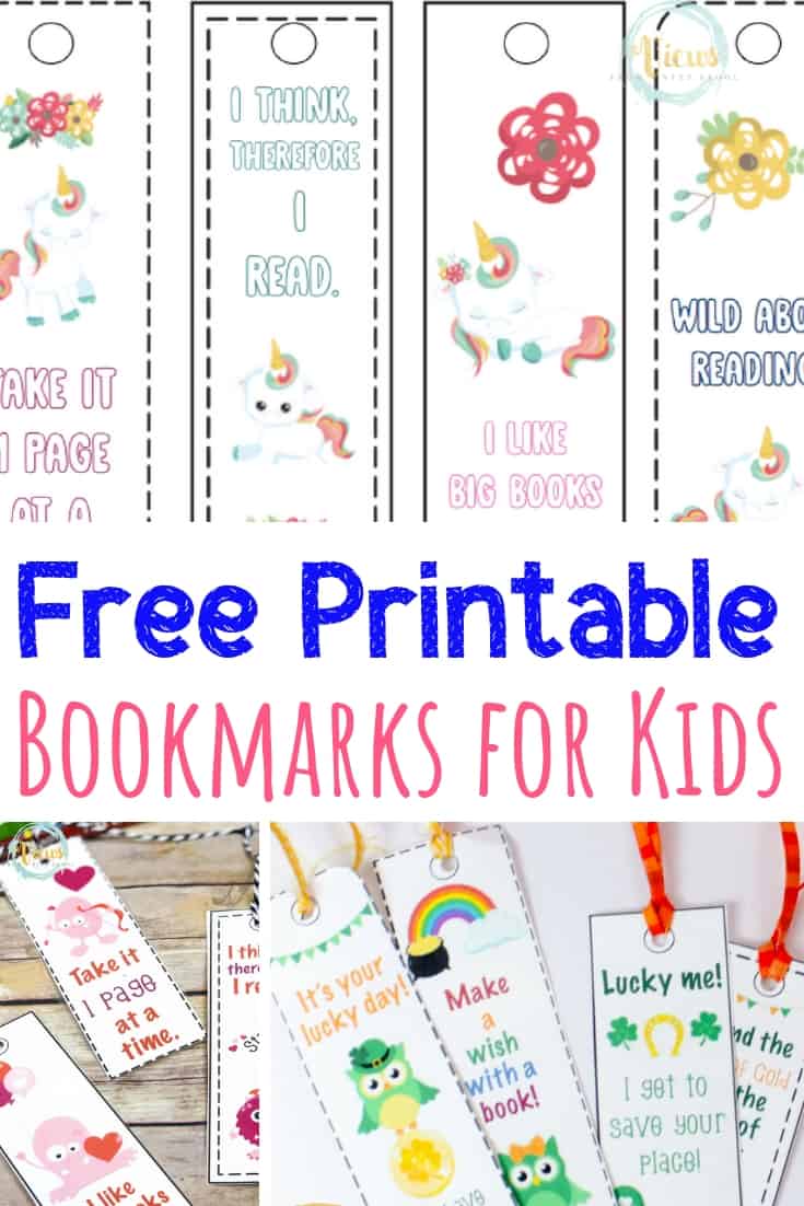 Printable Bookmarks for Kids - Views From a Step Stool