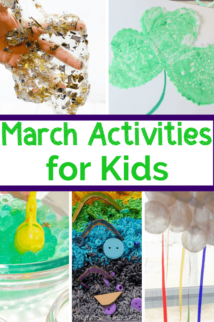 March Activities for Kids - Views From a Step Stool
