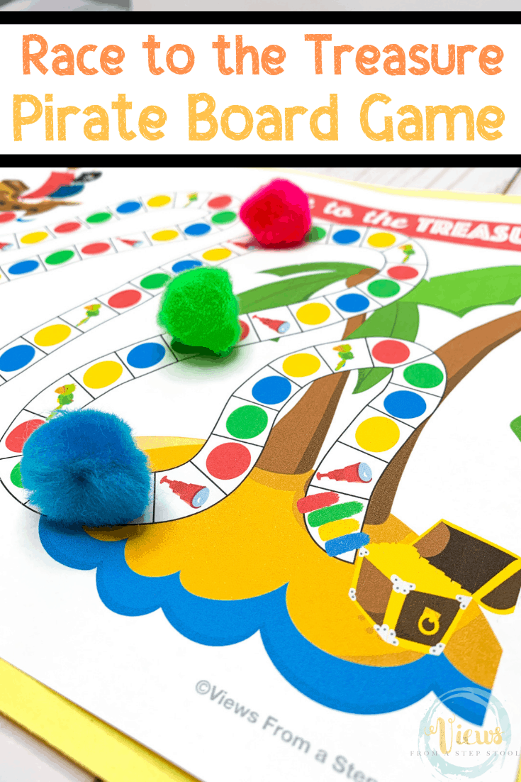 Pirate Board Game Free Printable - Views From a Step Stool