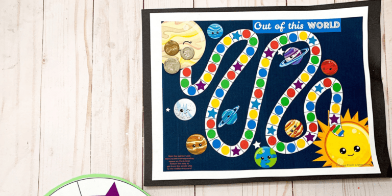 Solar System Board Game Free Printable - Views From a Step Stool