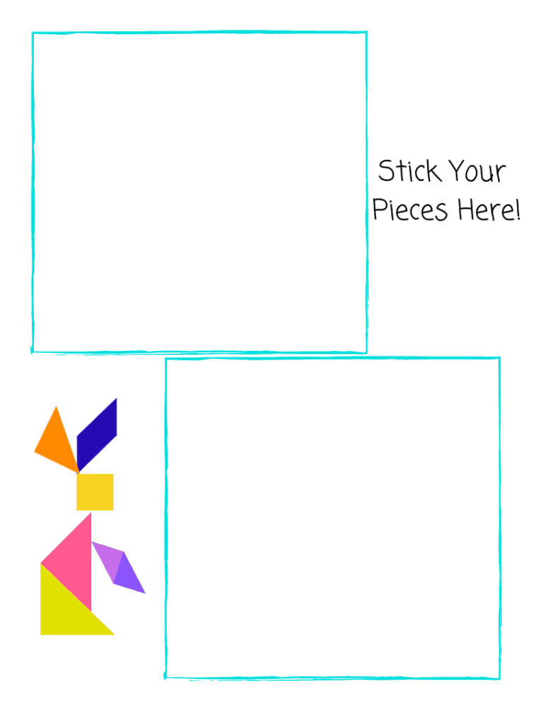 Printable Tangrams for Easter - Views From a Step Stool