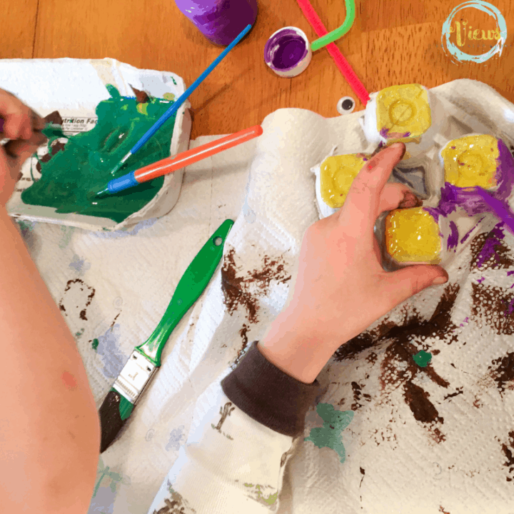 Butterfly Life Cycle Craft from Recycled Egg Cartons - Views From a ...