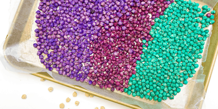 DIY Colored Beans for Sensory Activities - Views From a Step Stool