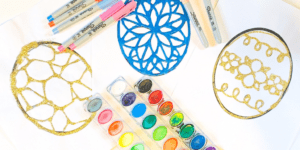 Stained Glass Easter Eggs Craft - Views From a Step Stool