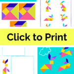 Printable Tangrams for Easter - Views From a Step Stool