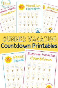 Summer Vacation Countdown Printables - Views From a Step Stool