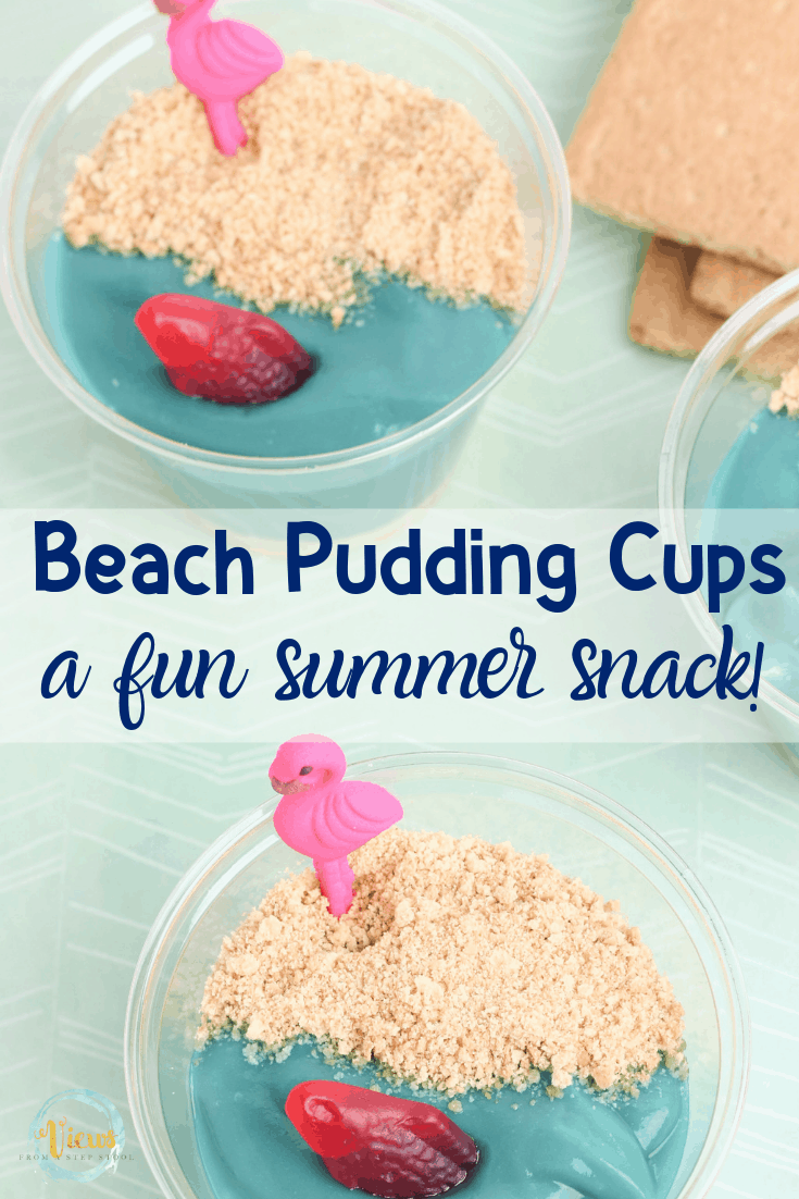 Beach Pudding Cups - Views From a Step Stool