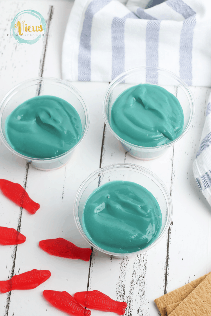 Beach Pudding Cups - Views From a Step Stool