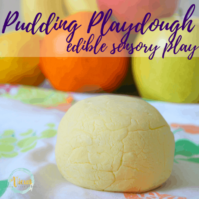 Pudding Playdough: Edible Sensory Play for Kids - Views From a Step Stool