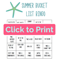 Summer Bucket List Bingo: Printable Game for Families - Views From a ...