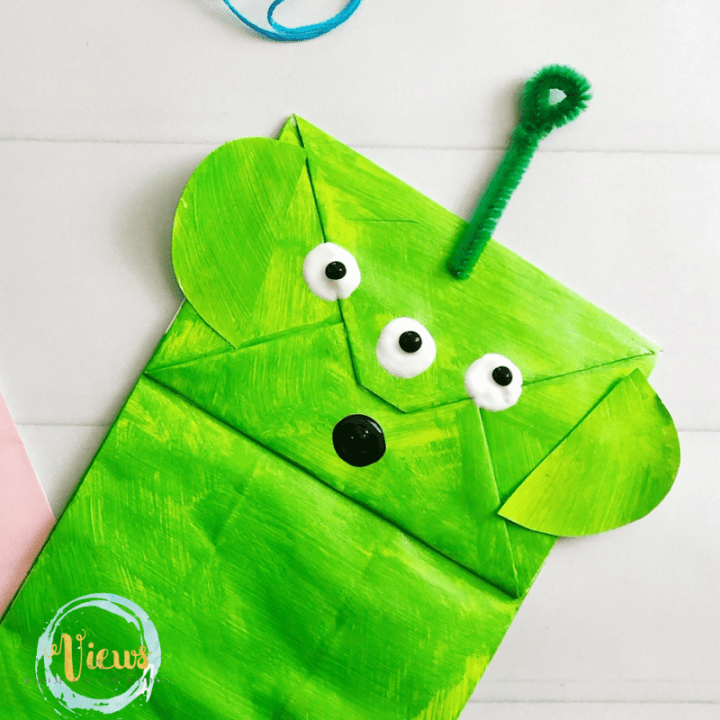 Toy Story Craft: Paper Bag Puppets - Views From a Step Stool