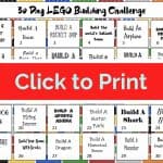 30 Day Lego Challenge for Kids + Printable Calendar - Views From a Step ...