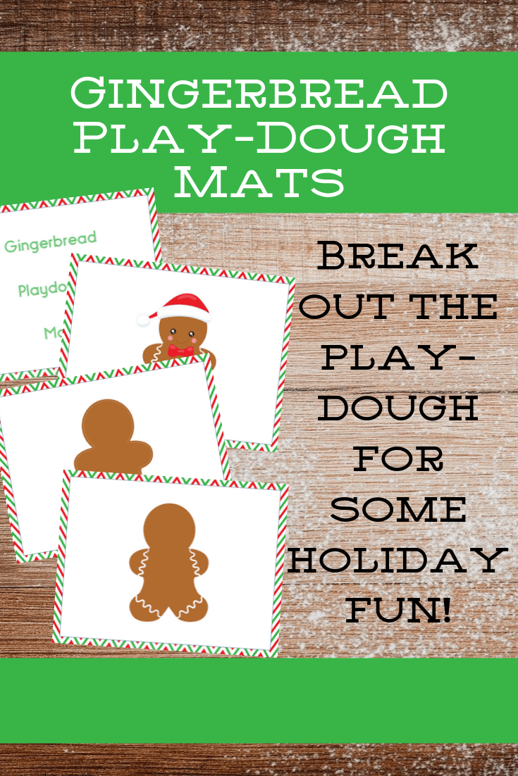 Printable Gingerbread Playdough Mat for Christmas Sensory Play - Views ...