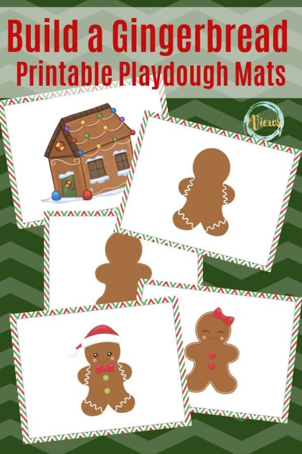 Printable Gingerbread Playdough Mat for Christmas Sensory Play - Views ...