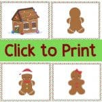 Printable Gingerbread Playdough Mat for Christmas Sensory Play - Views ...