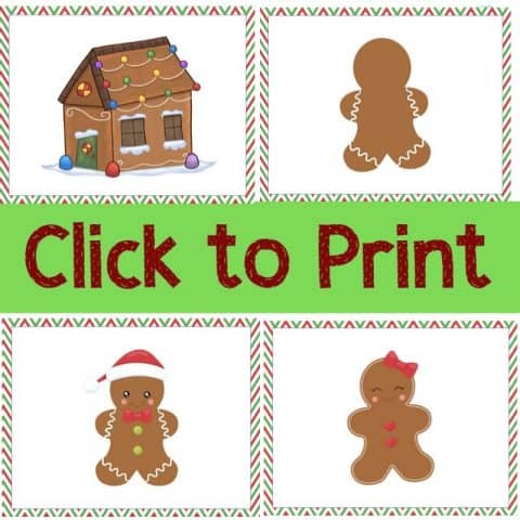 Printable Gingerbread Playdough Mat for Christmas Sensory Play - Views ...